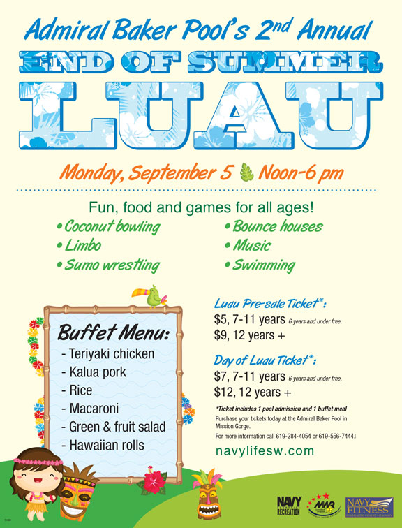 Admiral Baker Pool Summer Luau_SD Aquatics_FLYER Sep 5 2016 - SDMFC